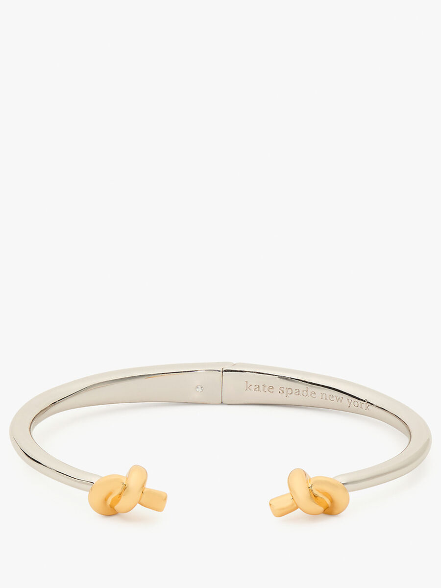 Sailor'S Knot Hinge Cuff SILVER/GOLD | JEWELLERY | Kate Spade Australia