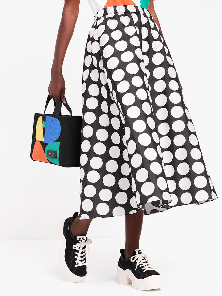 Art Dots Jacquard Skirt Black | SKIRTS | Kate Spade Australia