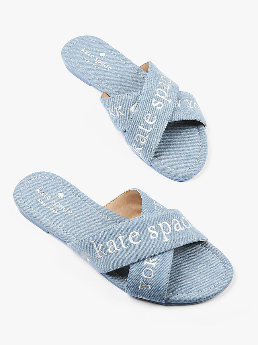 Piper Slide DENIM | OUTLET | Kate Spade Australia
