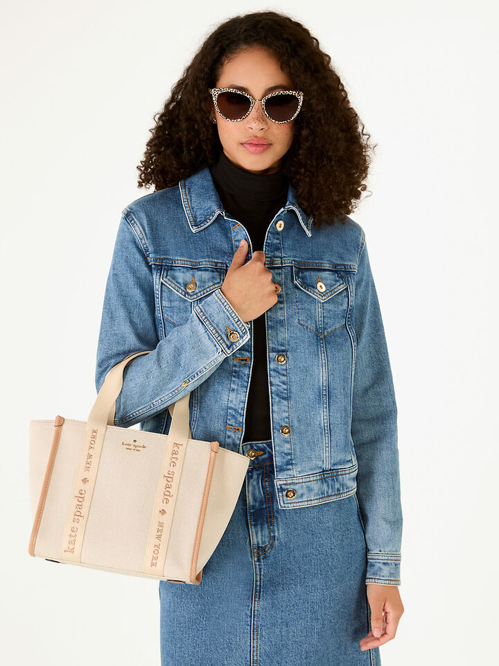 Kip Canvas Small Tote Multi | TOTES | Kate Spade Australia